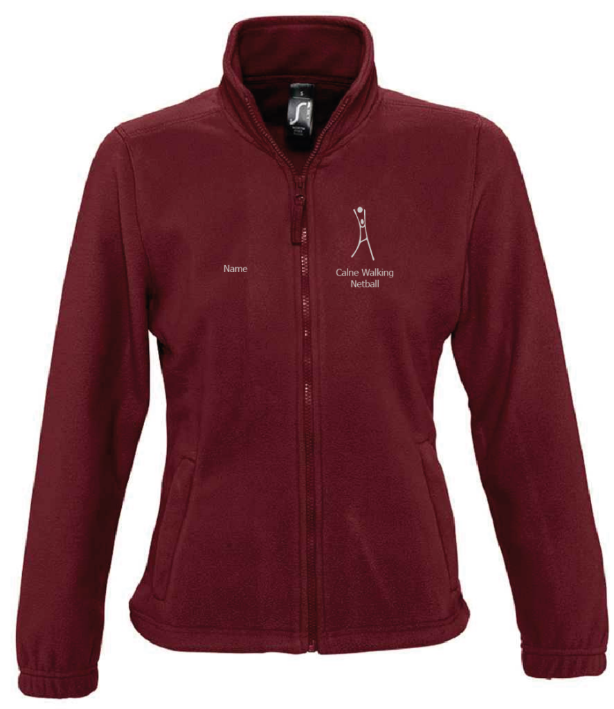 Calne Walking Netball Ladies Fleece – Team Schemes