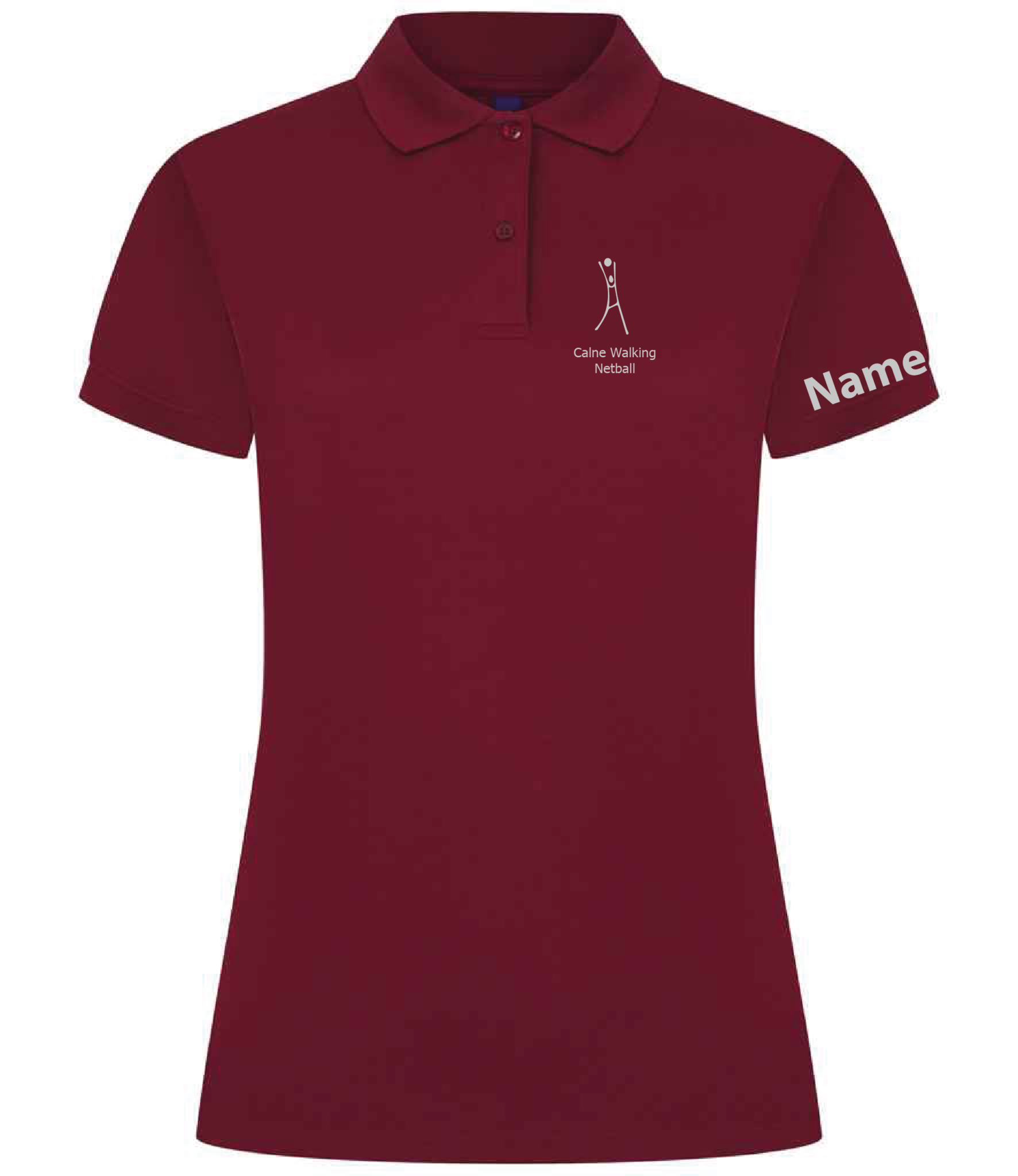 Calne Walking Netball Ladies Wicking polo shirt – Team Schemes